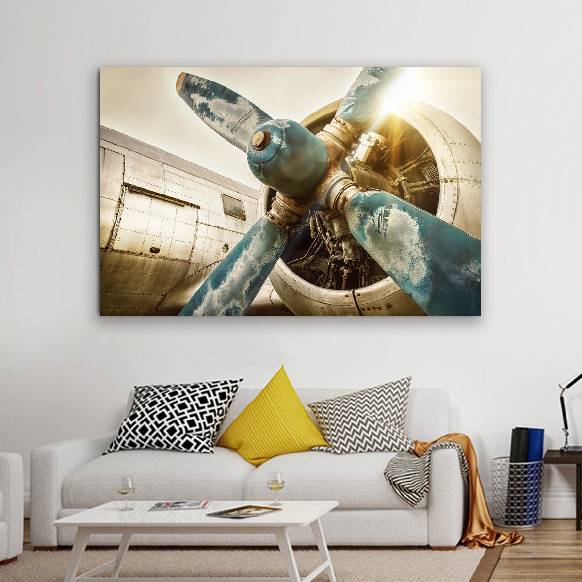 Aviation Art Vintage Airplane Airplane Decor Aviation | Etsy