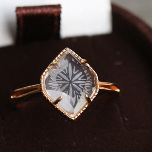 Snowflake Ring - Etsy
