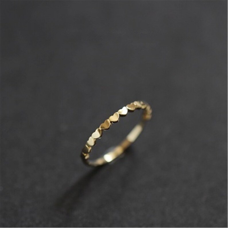 Dainty Ring Gold Minimalist Ring Stacking Ring Simple Ring - Etsy