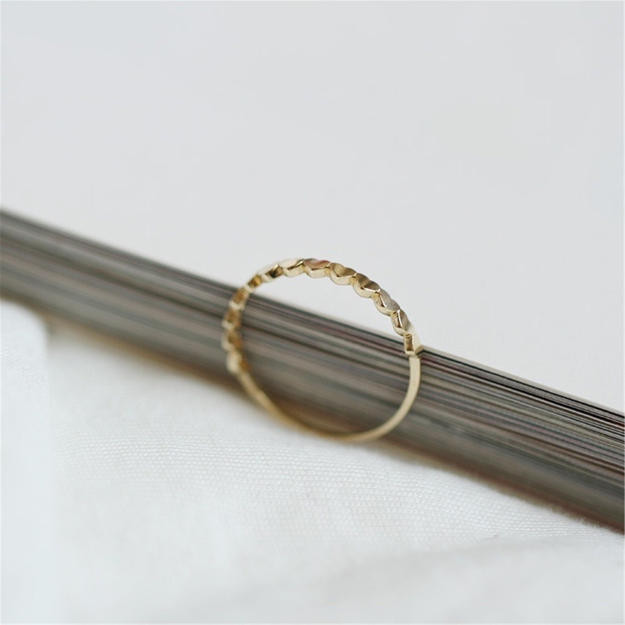 Dainty Ring Gold Minimalist Ring Stacking Ring Simple Ring - Etsy