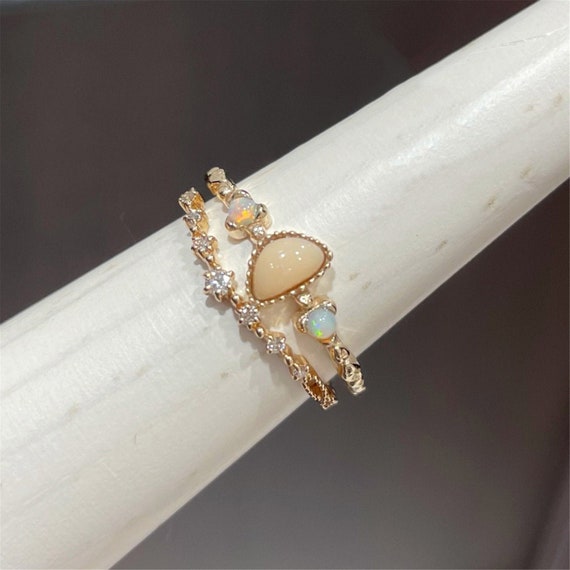 Pink Conch Shell Ring