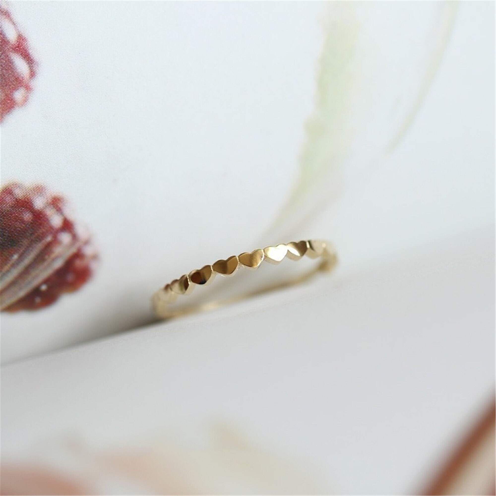 Dainty Ring Gold Minimalist Ring Stacking Ring Simple Ring - Etsy