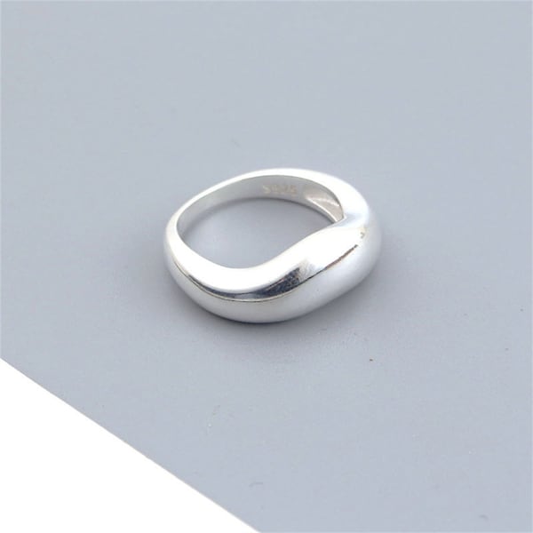 Simple Plain Ring - Etsy