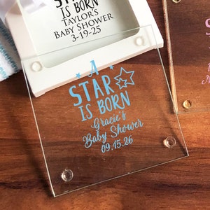 Personalized Glass Coaster Baby Shower Favors - Set of 24 - Etsy