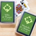 Irish Shamrock Custom Personalized Playing Cards Decks Favors, Irish ...