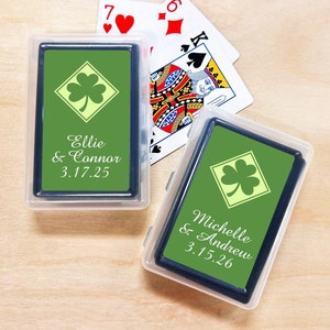 Irish Shamrock Custom Personalized Playing Cards Decks Favors, Irish ...