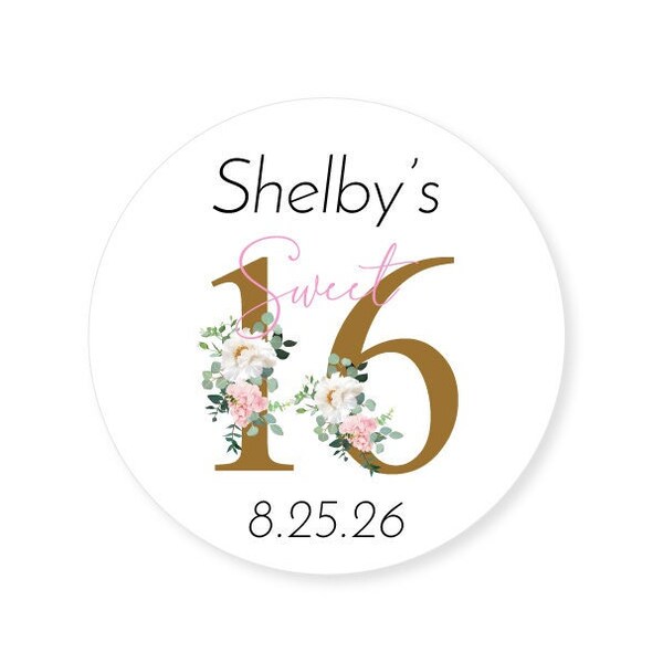 Sweet 16 Tags - Etsy