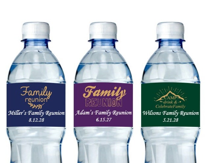 LABELS Only Printed Personalized Water Bottle Our Roots Run Deep Labels ...