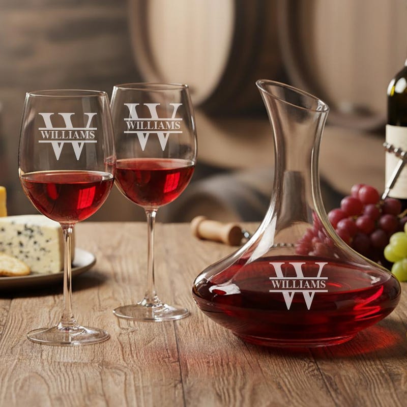 Wine Decanter and Set - Etsy