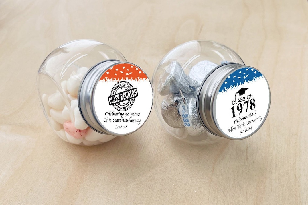 Set of 12 Class Reunion Party Favors, Class Reunion Party Favors ...