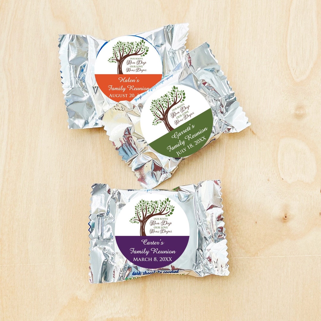 Family Reunion Favors, Set of 40 Our Roots Run Deep Our Love Runs ...