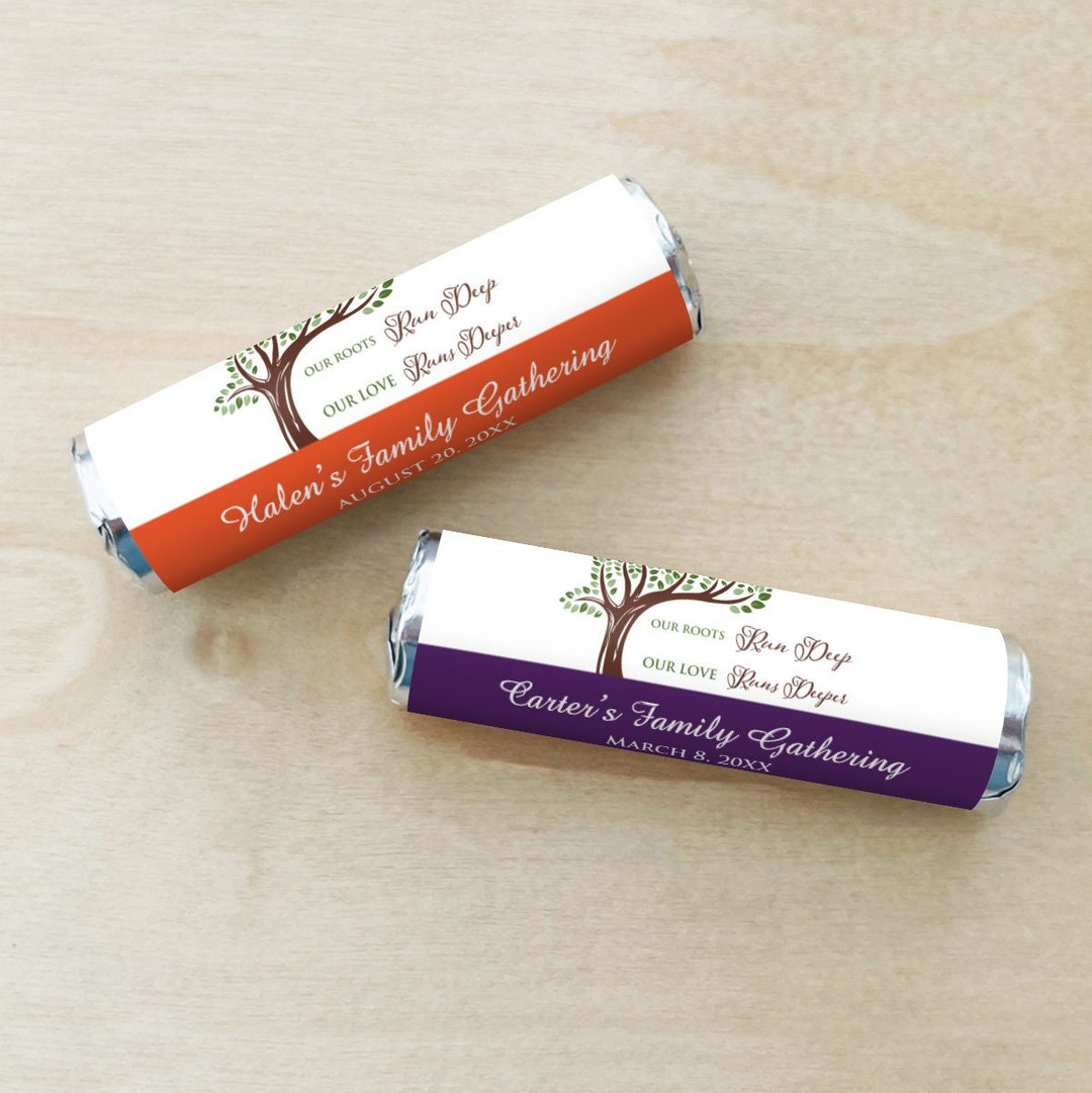 Family Reunion Favors, Set of 12 Our Roots Run Deep Our Love Runs ...