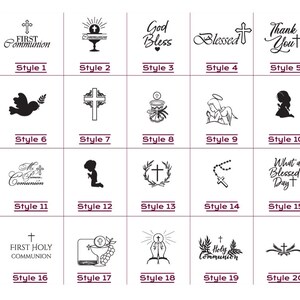 Set of 25 First Holy Communion Favors, Communion Party Favors ...