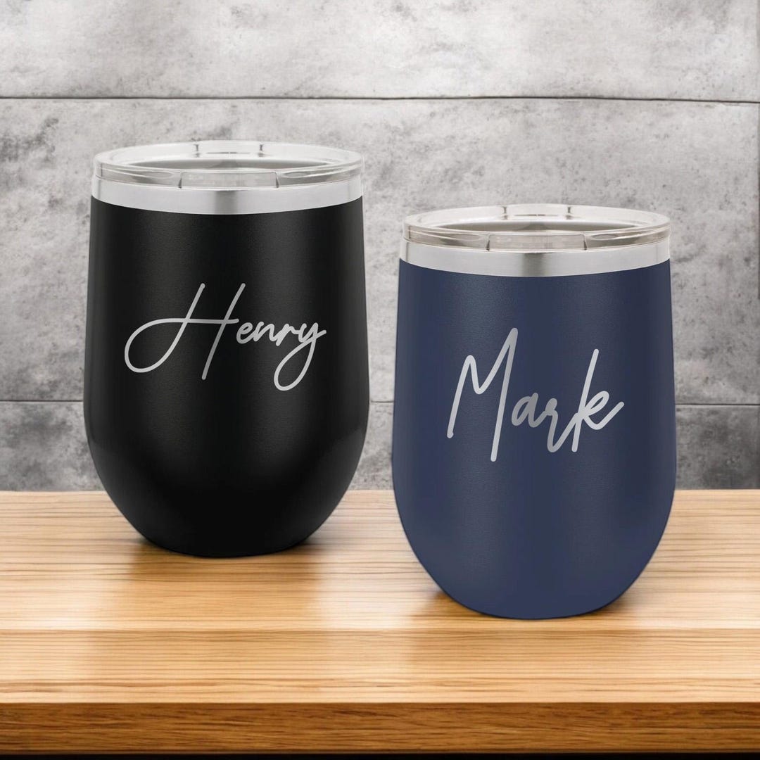 Signature Collection Personalized Stemless Insulated Wine Cup ...