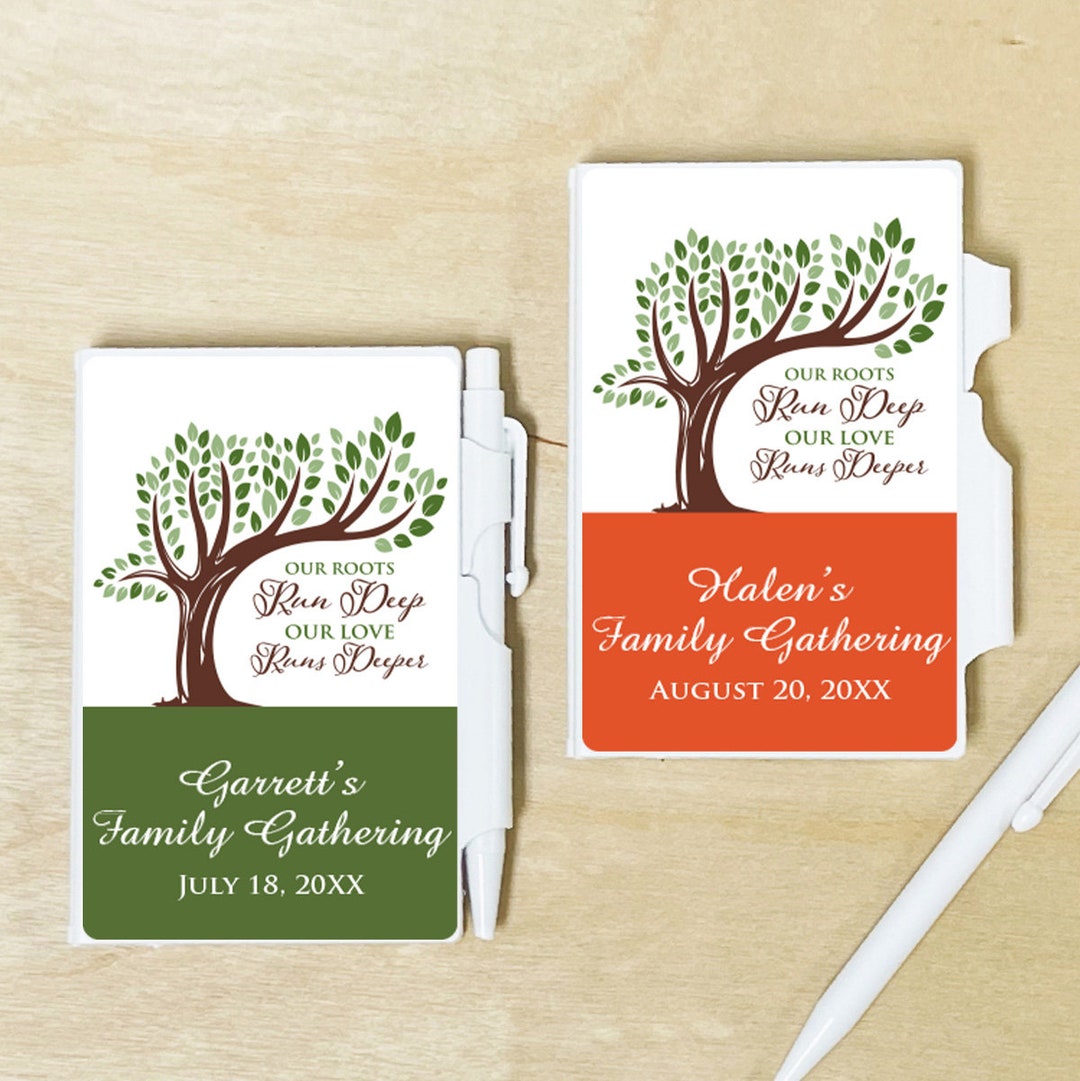 Family Reunion Favors, Set of 12 Our Roots Run Deep Our Love Run Deeper ...