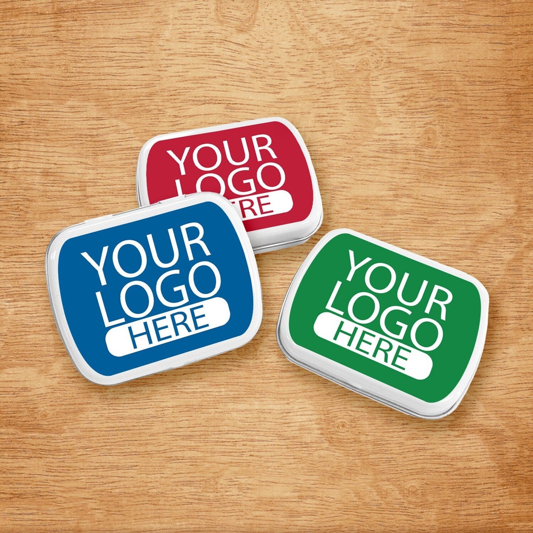 Set of 12 Create Your Own Custom Personalized White Mint Tin Favor Box ...