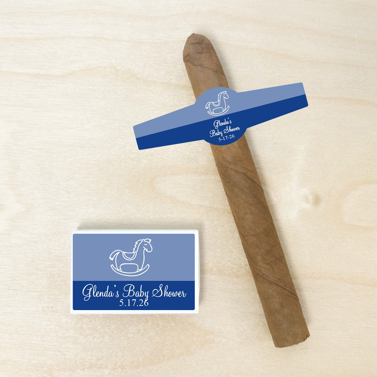 Set of 20 Baby Shower Boy Designs Personalized Custom Cigar Bands, Baby ...