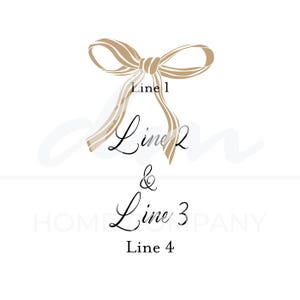 Set of 12 Whimsical Bow Personalized Playing Cards Favors, Playing ...