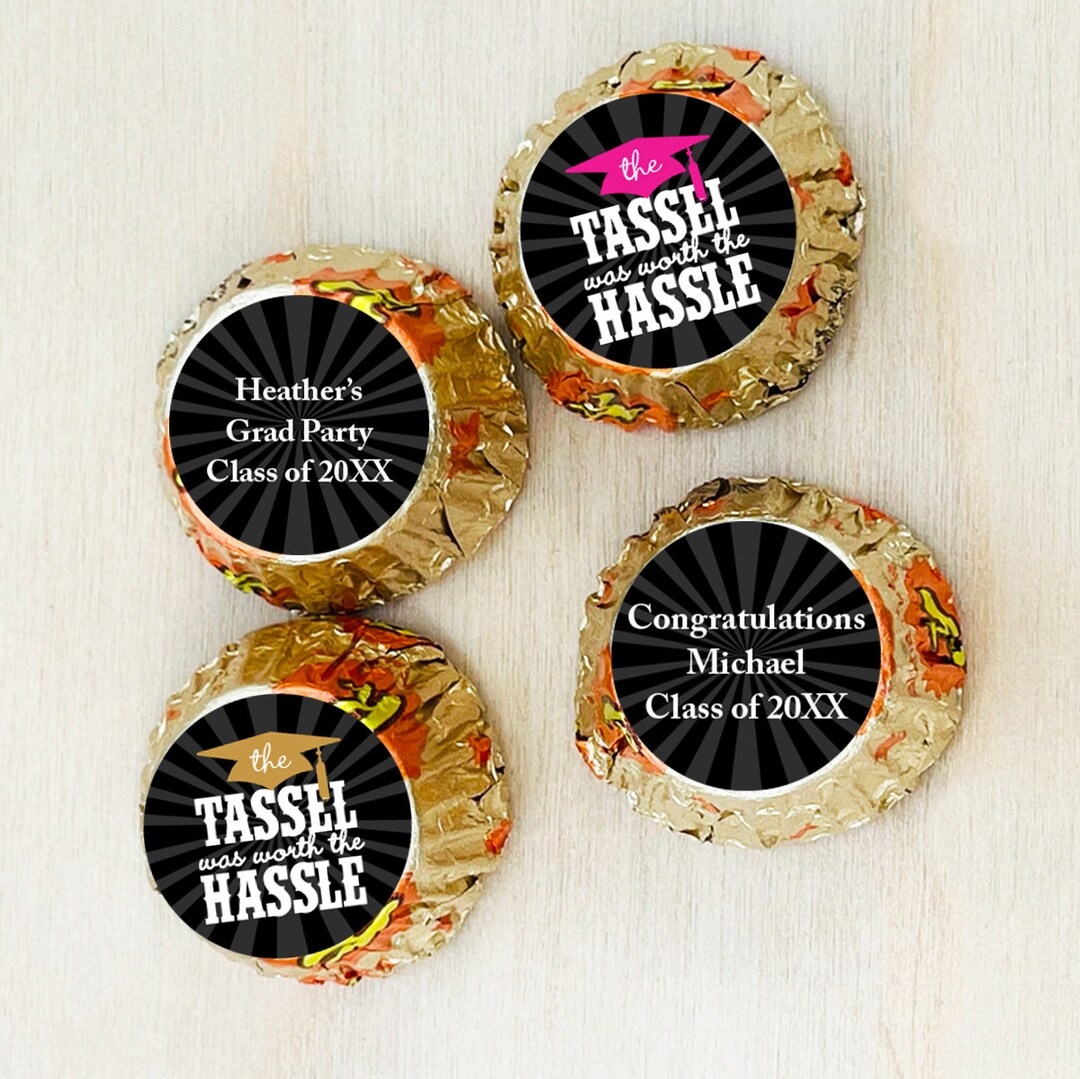 Personalized Graduation Reese's Labels: the Tassel Was Worth the Hassle ...