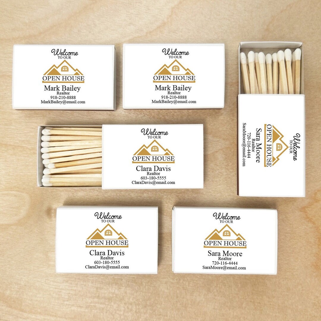Realtor Gift Giveaways, Set of 50 Welcome to Our Open House ...