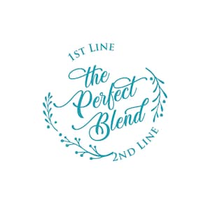 Set of 12 the Perfect Blend Personalized Coffee Mug Favors, Wedding ...