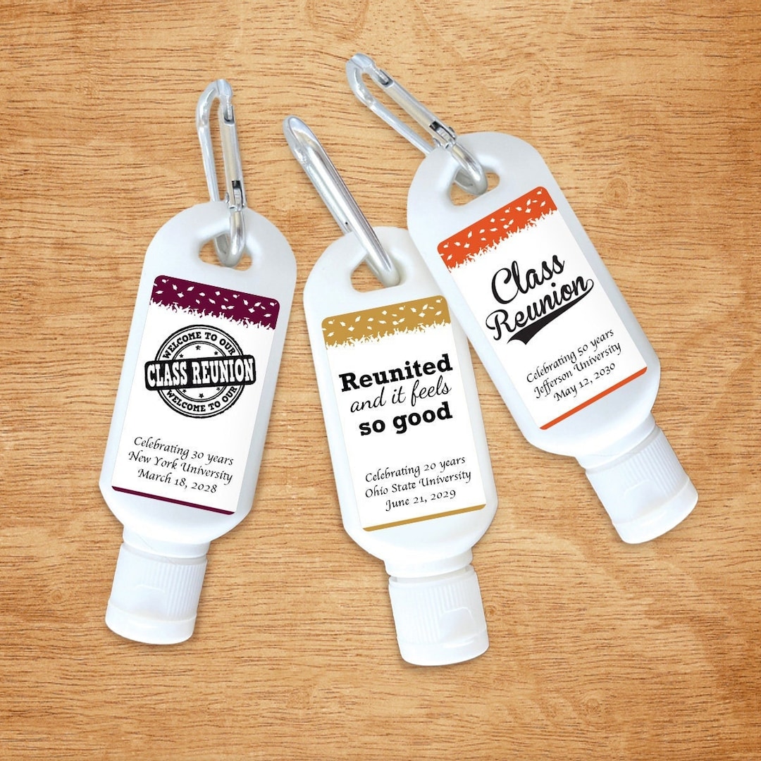 Set of 6 Class Reunion Party Favors, Class Reunion Party Favors ...