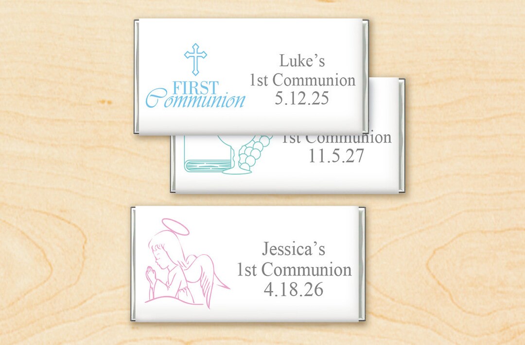 First Holy Communion Favors, Set of 12, Communion Party Favors ...