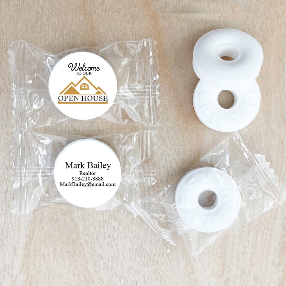 Personalized Life Savers: Realtor Open House Favors (set of 40) - Etsy