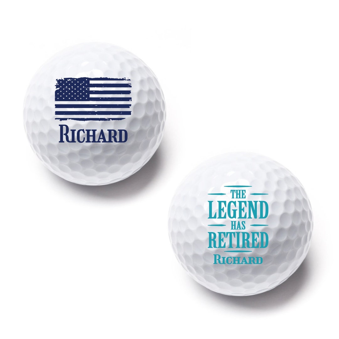Personalized Golf Ball Set: Unique Birthday Gift, Set of 12 - Etsy