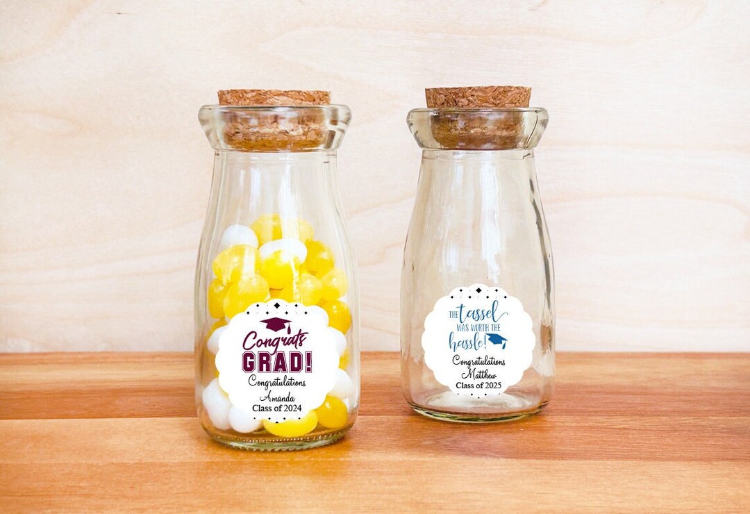 Set of 12 Graduation Favors, Graduation Favors Mini Personalized ...