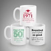 Custom School Reunion Coffee Mug School Name Custom Reunion Party Favor ...