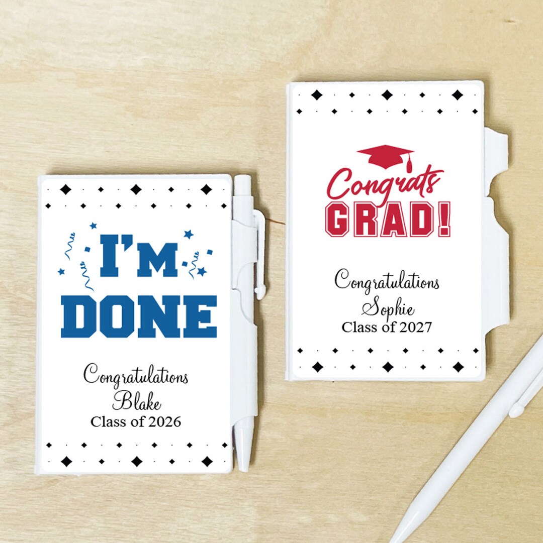 Set of 12 Graduation Favors, Graduation Party Favors, College, High ...