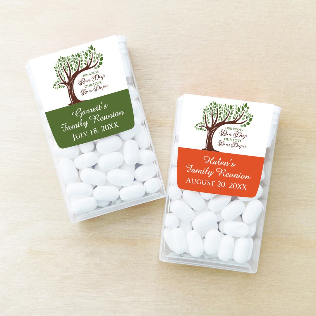 Family Reunion Favors, Set of 12 Our Roots Deep Our Love Run Deeper ...