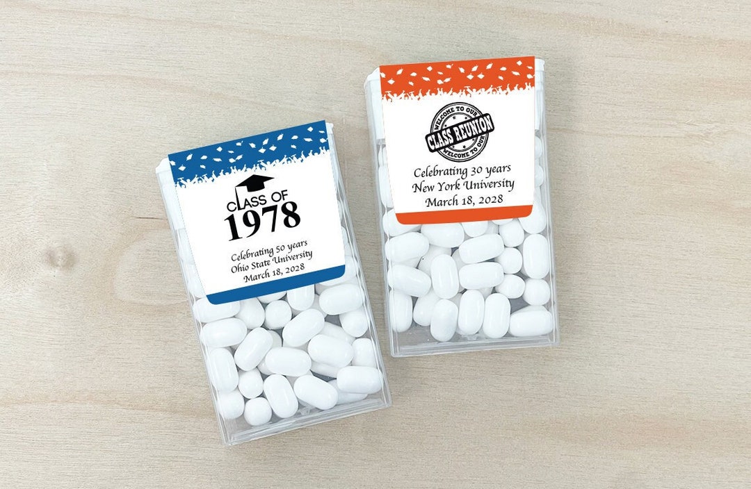 Set of 12 Class Reunion Party Favors Graduation Party Favors - Etsy