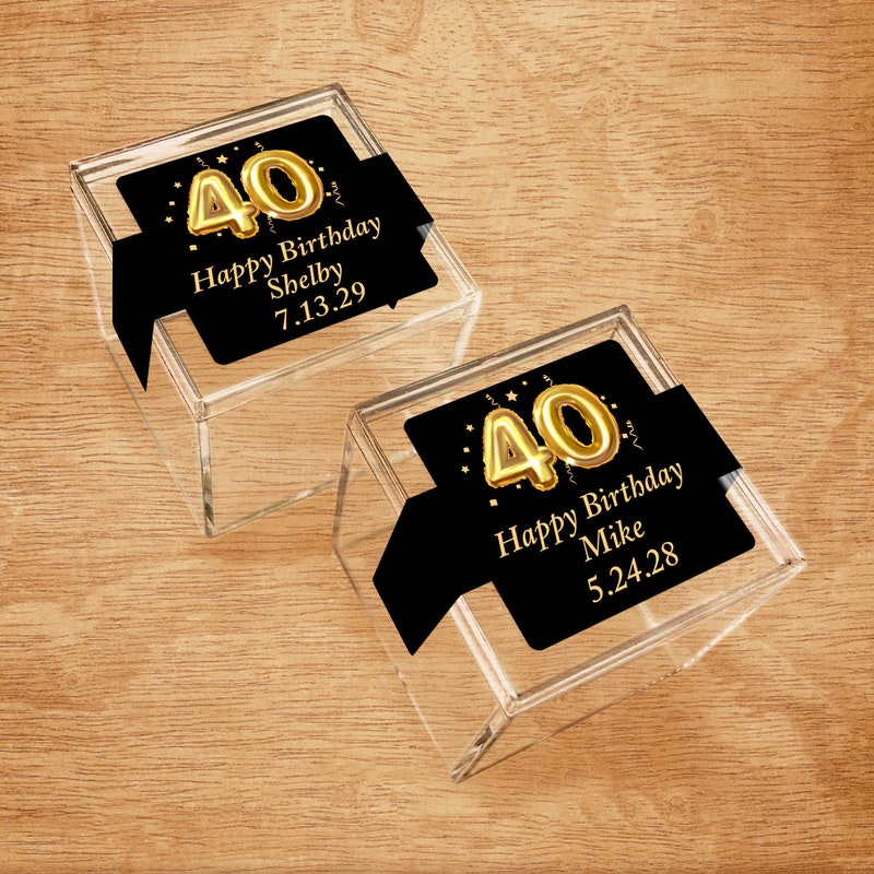 Birthday Favor Box - Etsy