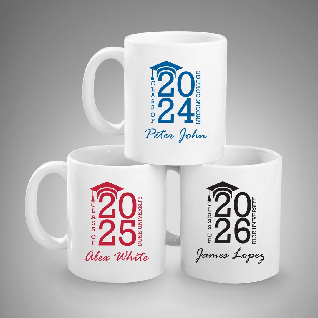 Set of 24 Class of 2024 Graduation Party Favors, Personalized Party ...