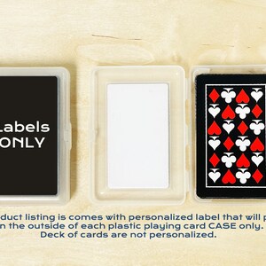 Set of 12 Fiftieth 50th Birthday Personalized Playing Cards Party ...