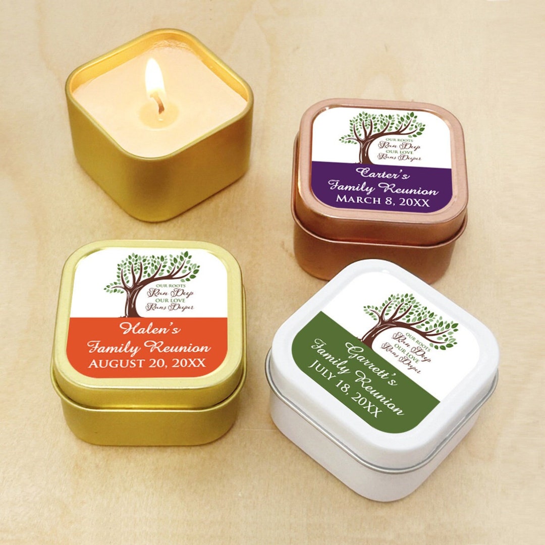 Family Reunion Favors, Set of 12 Our Roots Deep Our Love Run Deeper ...
