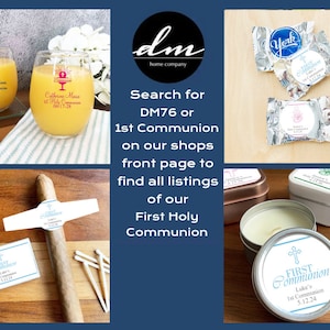First Holy Communion Favors, Set of 12, Communion Party Favors ...