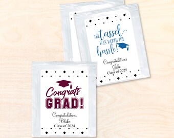 30 Graduation Tea Bag Favors - Etsy