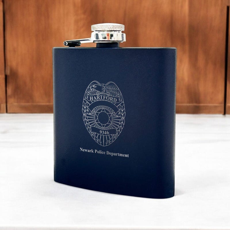 Personalized Flask Police - Etsy