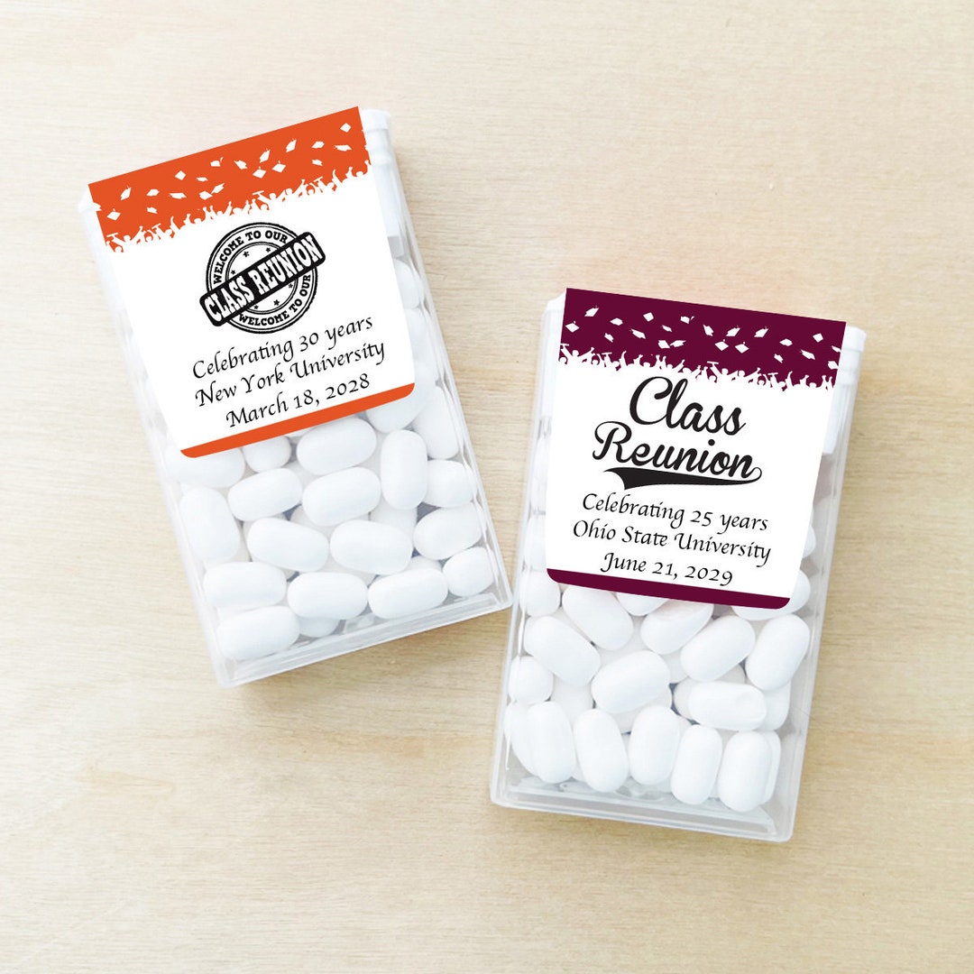 Set of 12 Class Reunion Party Favors, Class Reunion Party Favors ...
