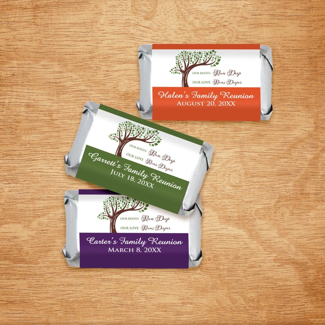 Family Reunion Favors, Set of 30 Our Roots Run Deep Our Love Runs ...