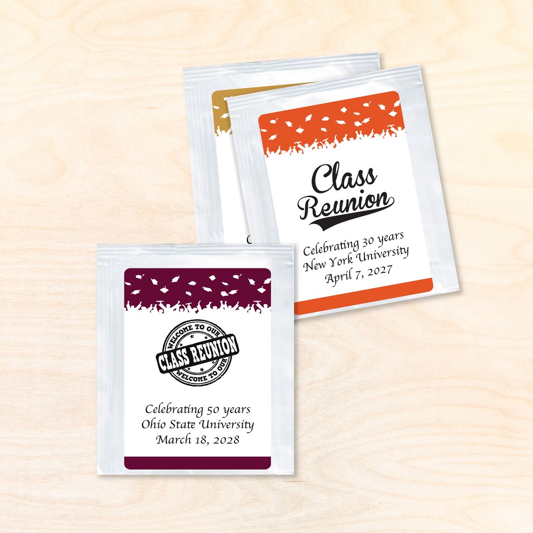 Set of 24 Class Reunion Party Favors, Class Reunion Party Favors ...