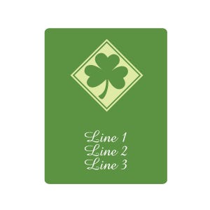 Irish Shamrock Custom Personalized Playing Cards Decks Favors, Irish ...