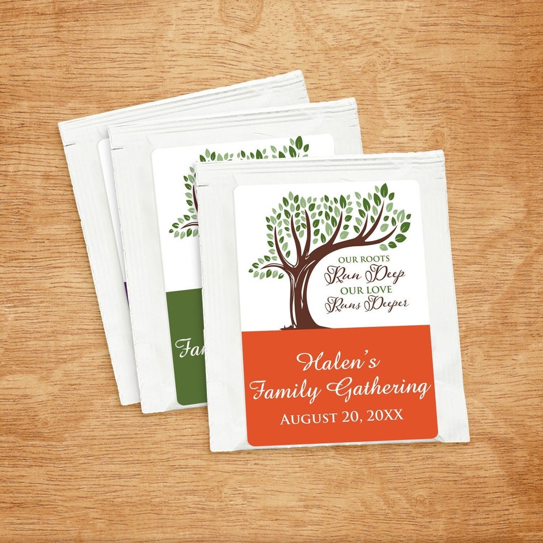 Family Reunion Favors, Set of 24 Our Roots Run Deep Our Love Runs ...