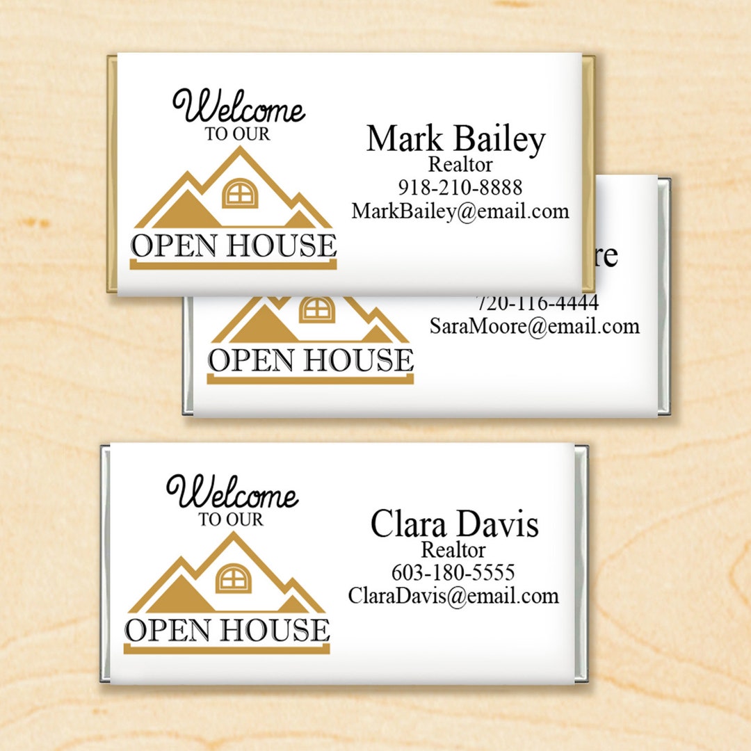 Realtor Gift Giveaways, Set of 12 Welcome to Our Open House ...