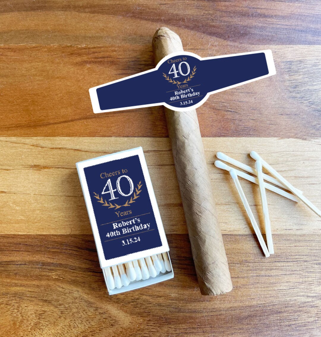 Cheers to Wreath Custom Cigar Bands Personalized Personalized - Etsy