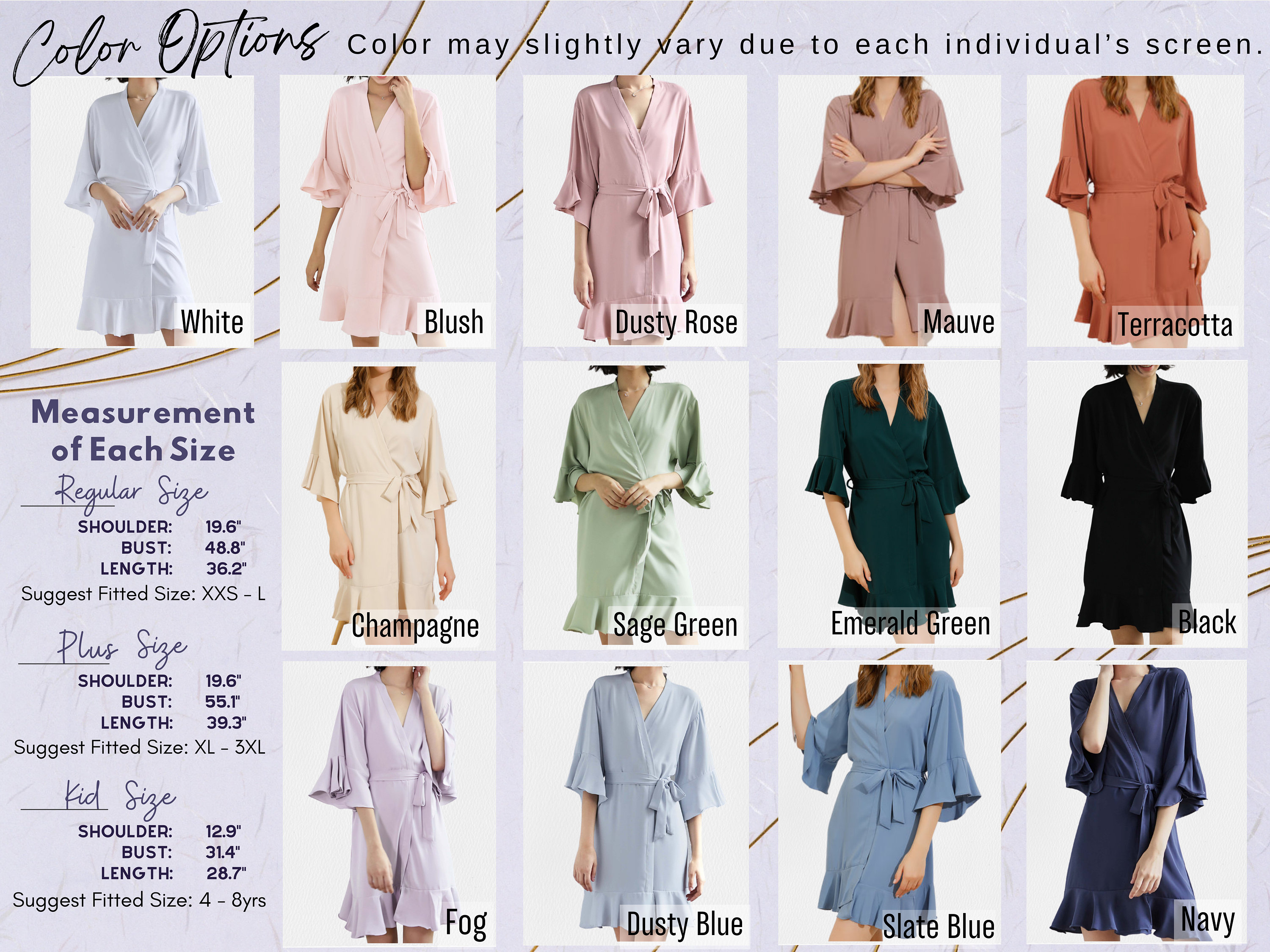 Ruffle Robe Bridesmaid Robe Bridal Robe Getting Ready - Etsy