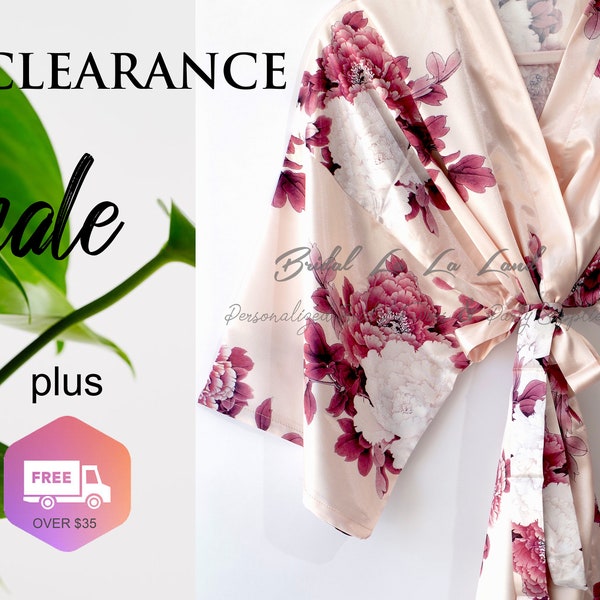 Bridesmaid Robes Floral - Etsy